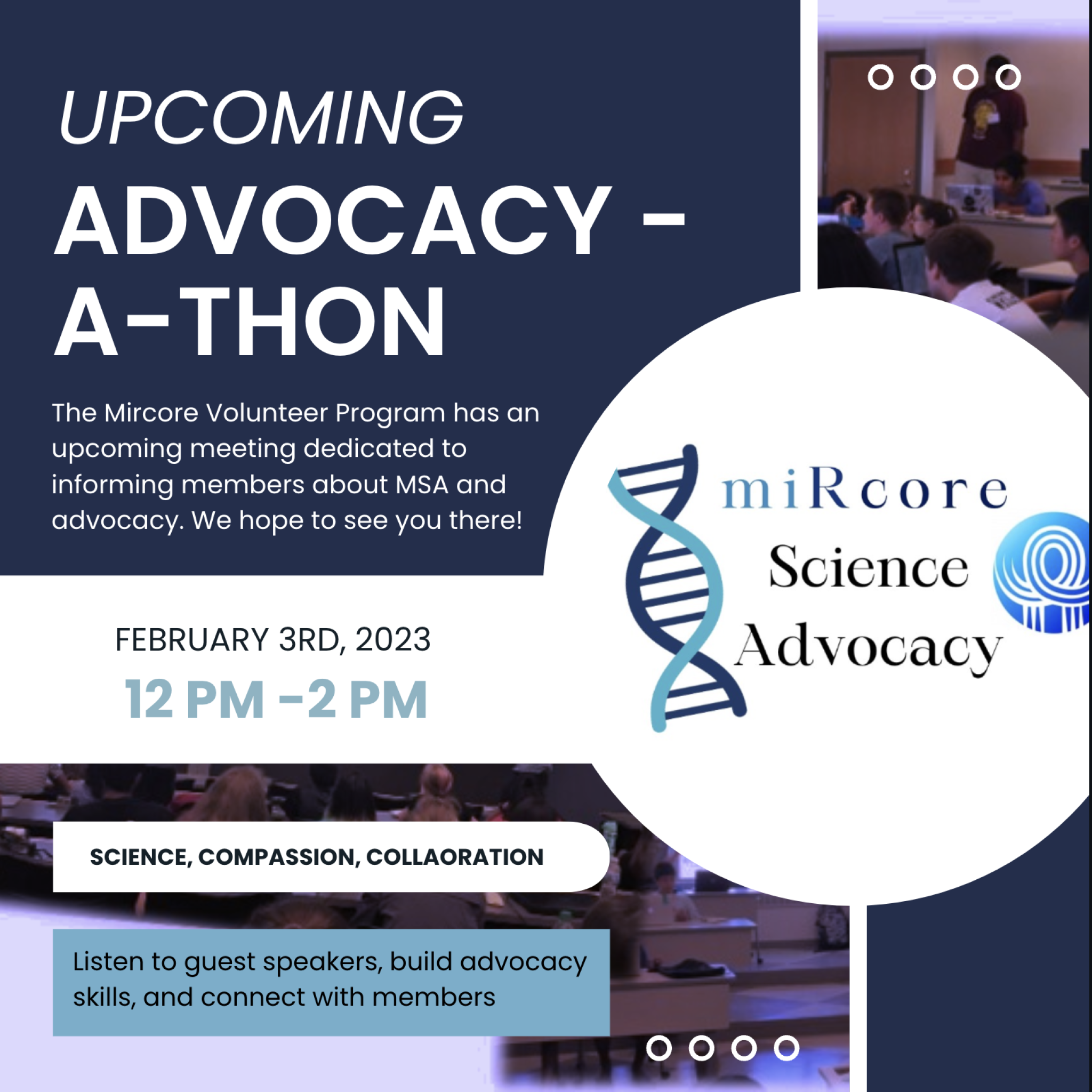 MSA Mini Conference – miRcore